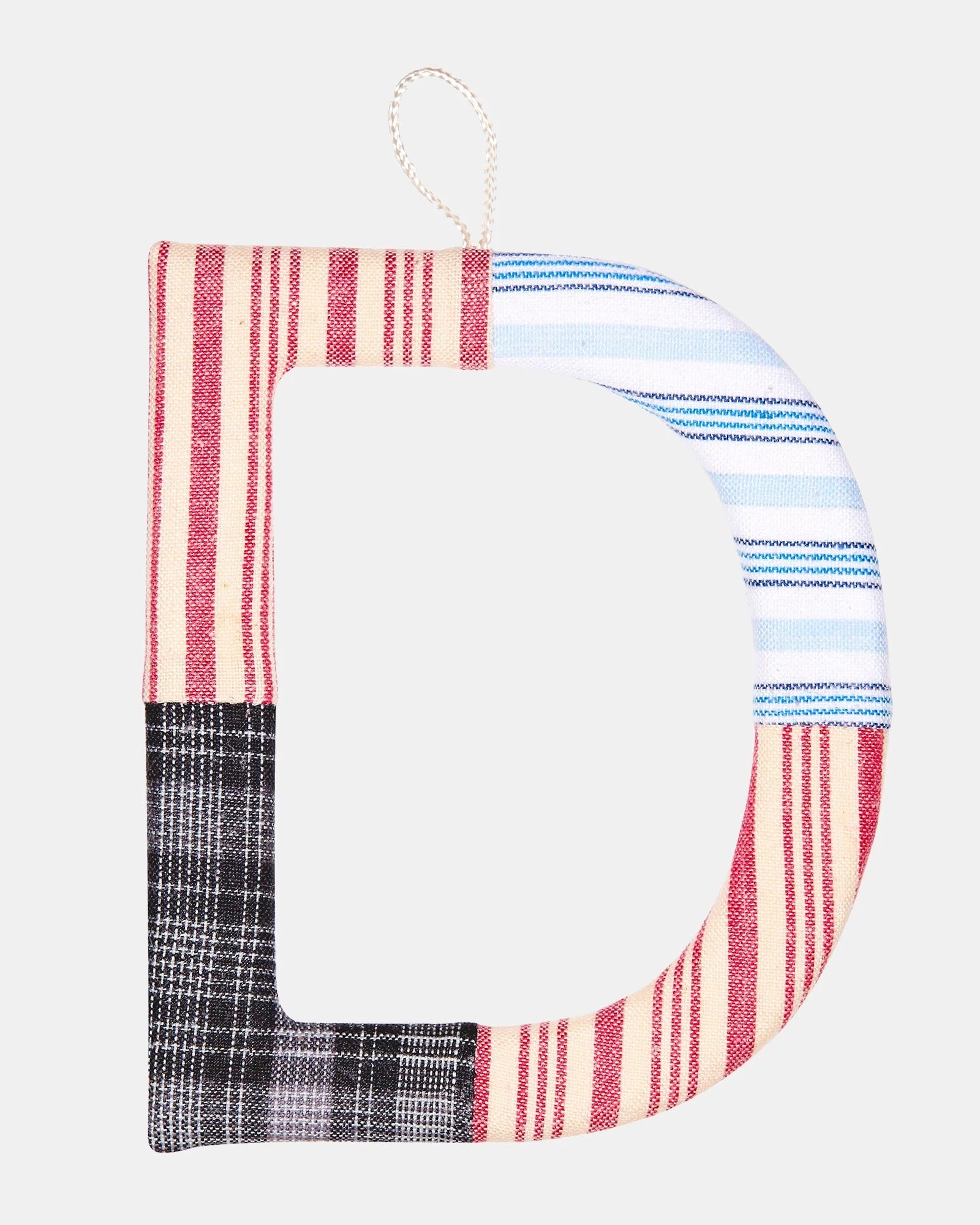 Toshi Letter D - Amigo Fabric Alphabet | Purple Tree Gifts
