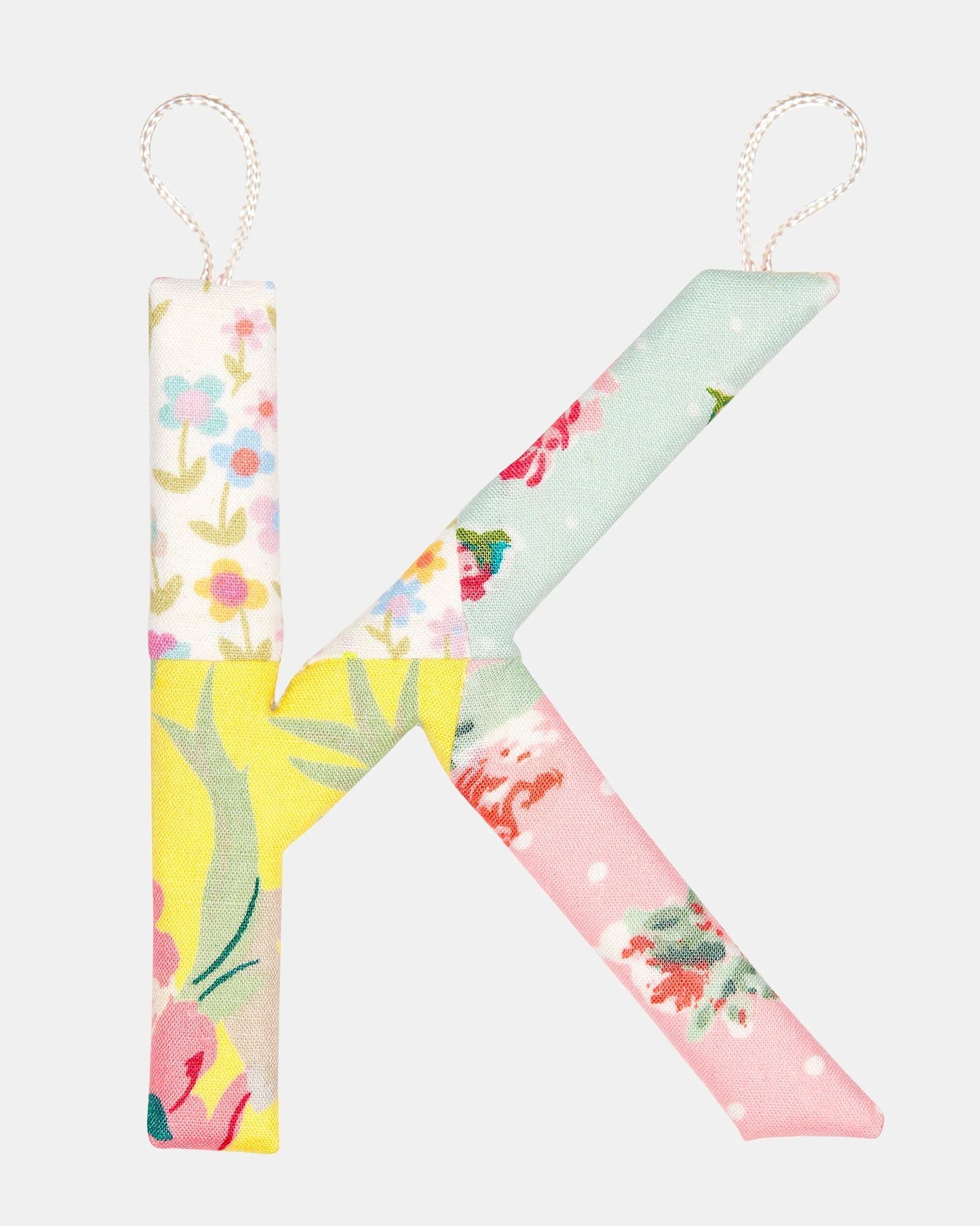 Toshi Letter K - Amigo Fabric Alphabet | Purple Tree Gifts
